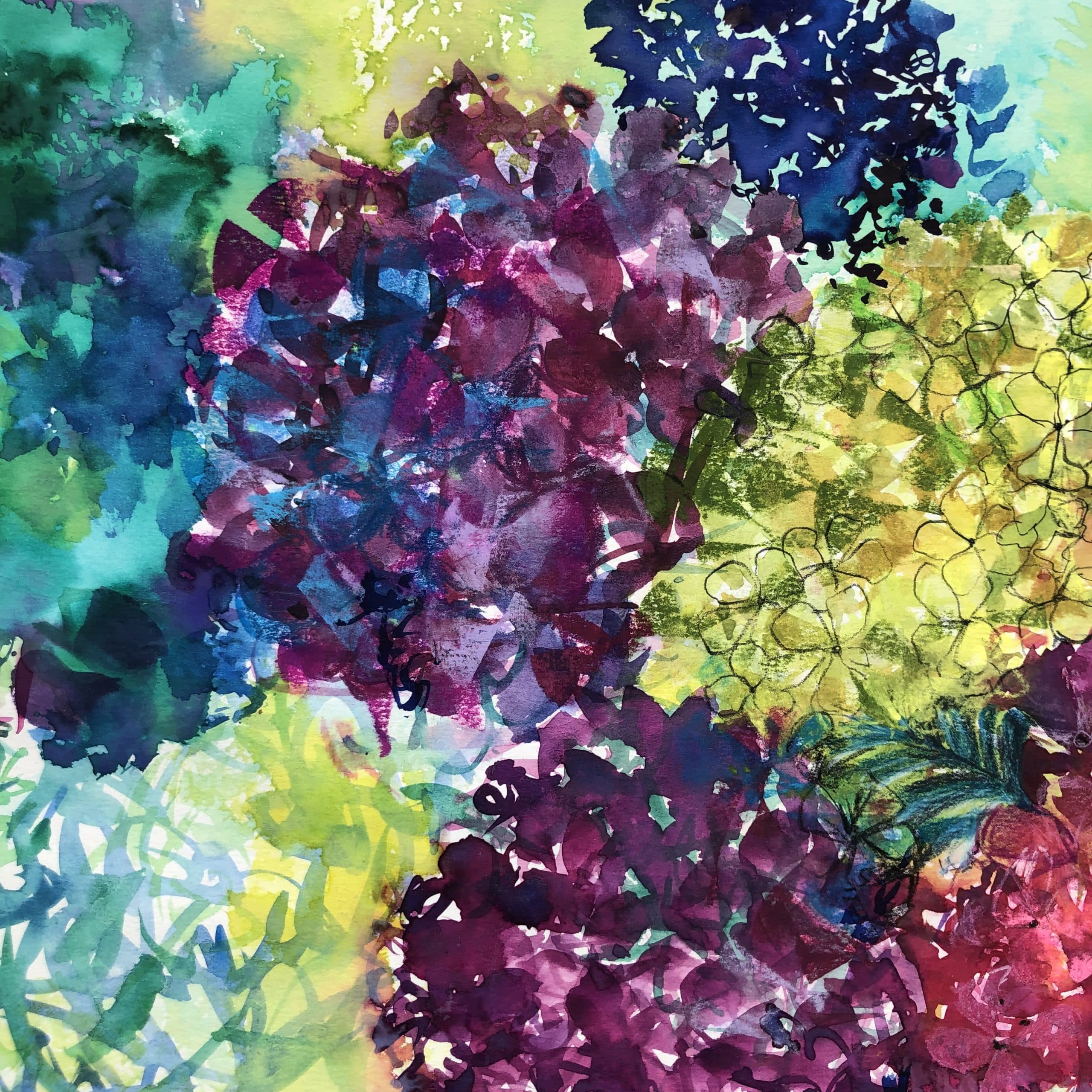 Mixed media painting Workshop with Suzanne Riley - Cedar Farm, Arts ...